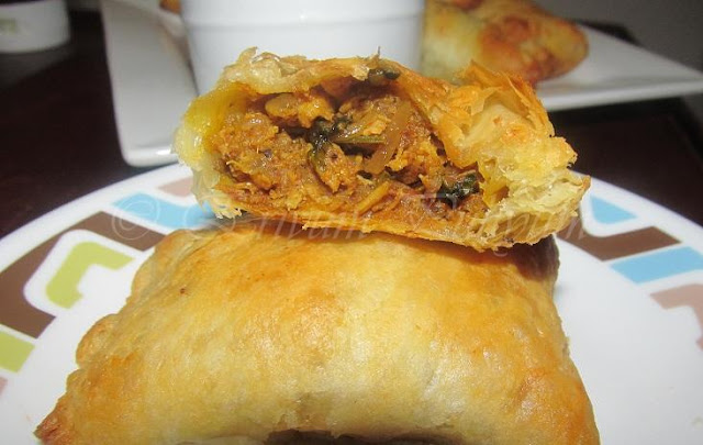Erivum Puliyum: Chicken Puffs