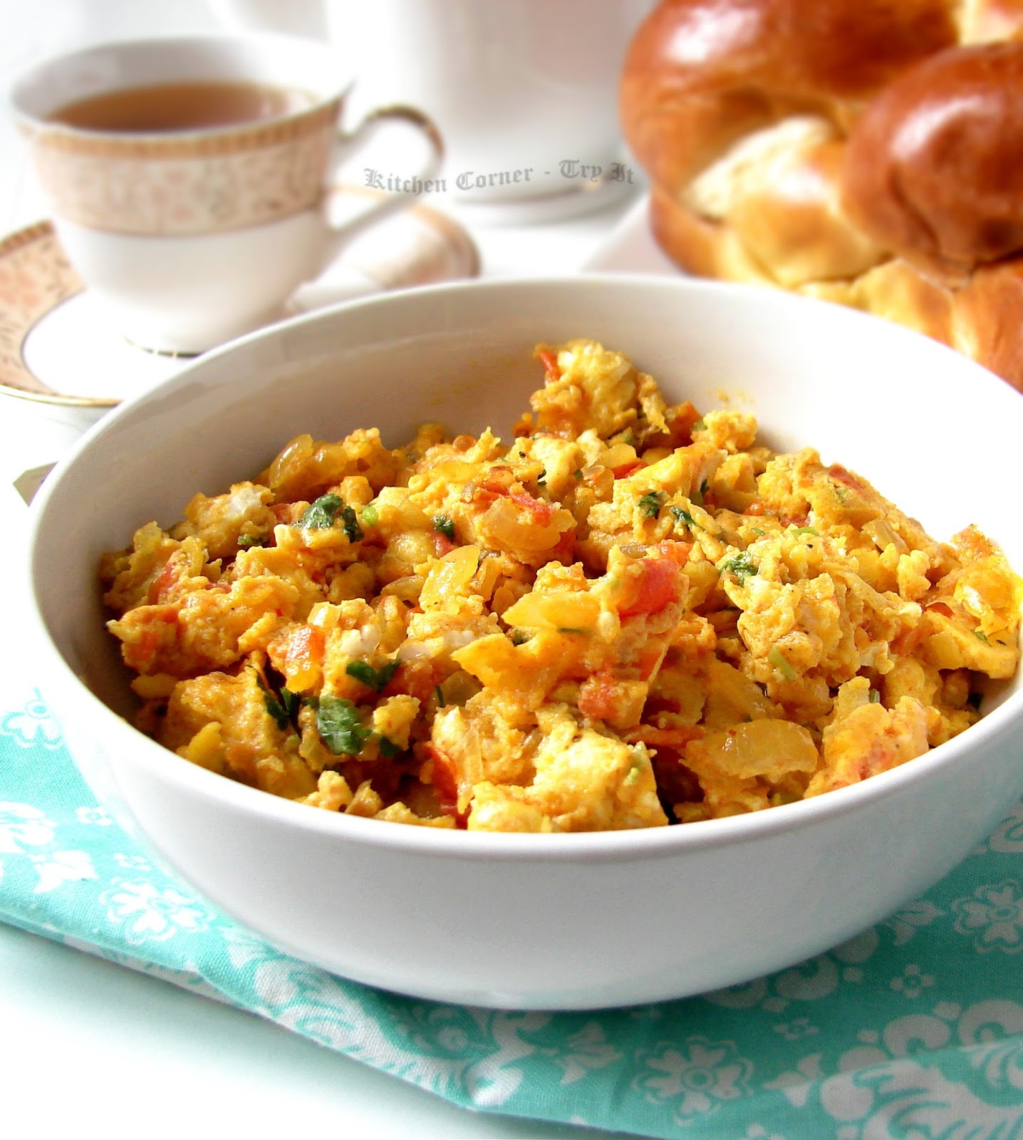 Akuri/Parsi Style Scrambled Eggs