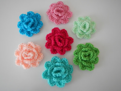 Apple Blossom Dreams: Flower Tags for Yarn Roses