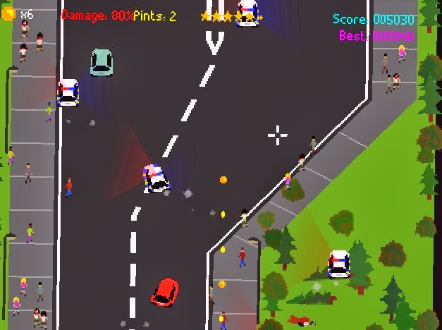 Indie Retro News: Drink Driver Bros - An Indie game where drink driving ...