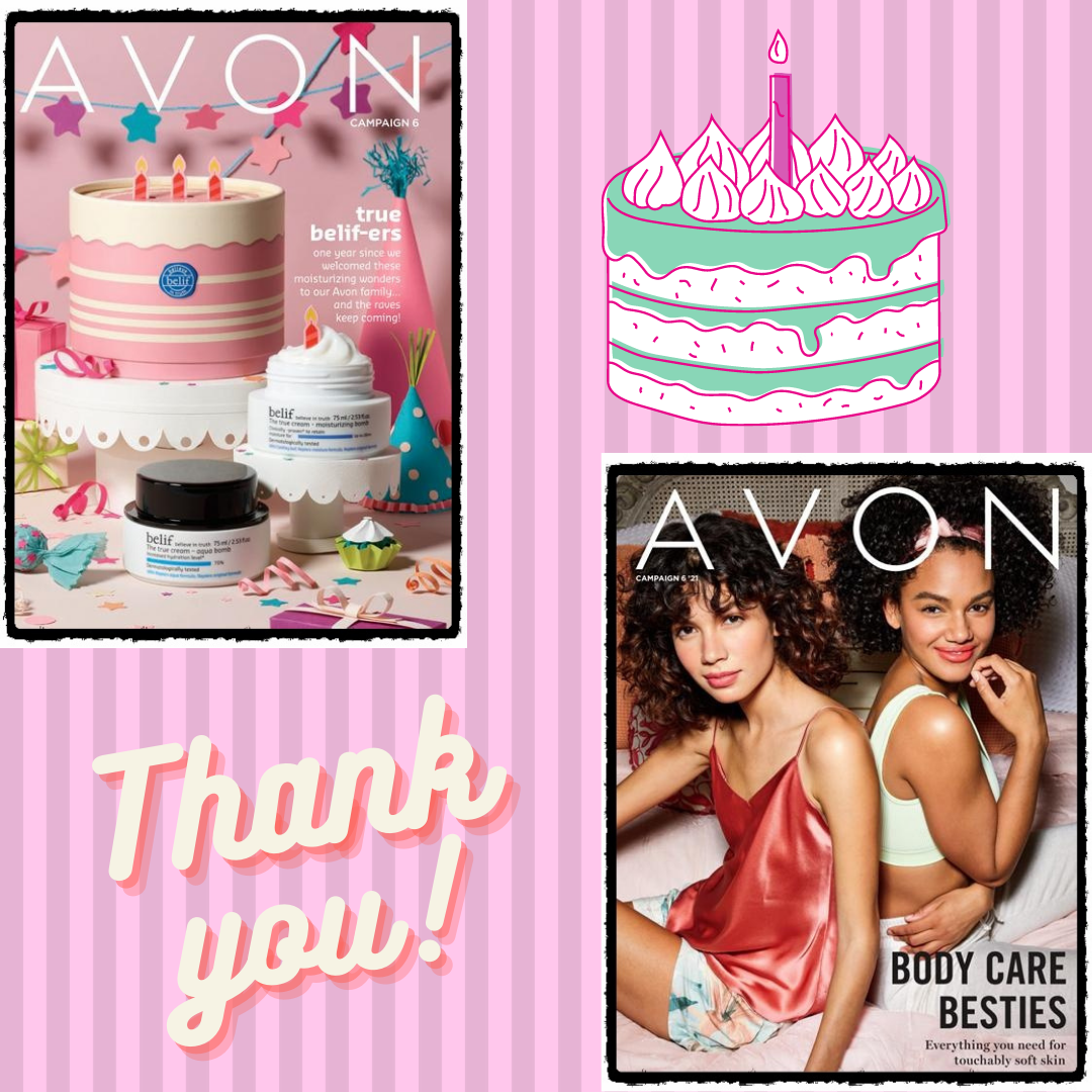 AVON Brochure Flyer Campaign 22 2020 - Be Skin-Dulgent! | Team Optimism