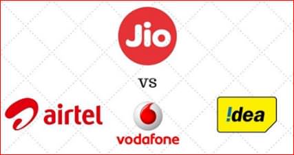 Reliance Jio vs Airtel vs Vodafone vs Idea Tariff Plans Comparison ...
