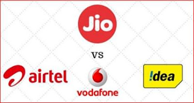 Reliance Jio vs Airtel vs Vodafone vs Idea Tariff Plans Comparison ...