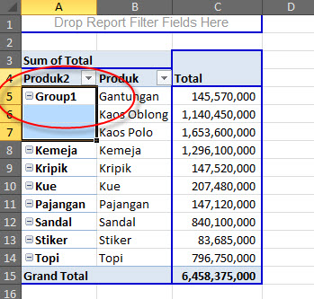 Grouping Data pada Tabel Pivot | Rangkuman Tutorial Excel