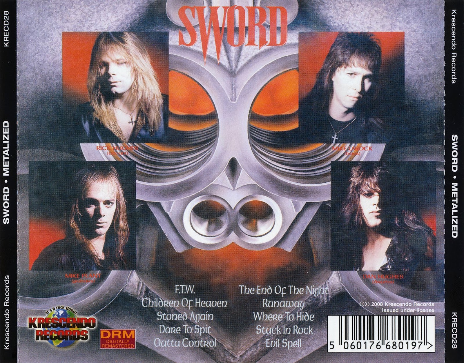 BOLIVIAN HAIR METAL FOREVER: Sword - Metalized (1986)