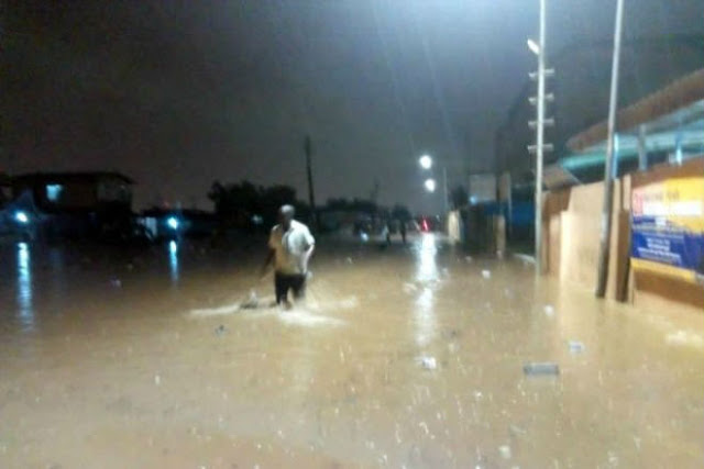 The devastating floods hit Ghana