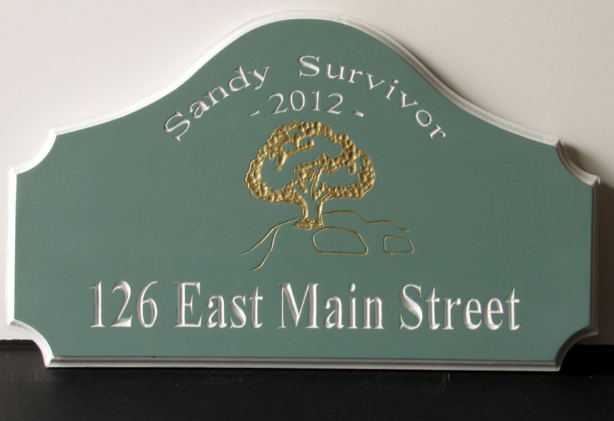 Hand Carved and Gilded House Signs Blog: Tribute Hurricane Sandy House ...