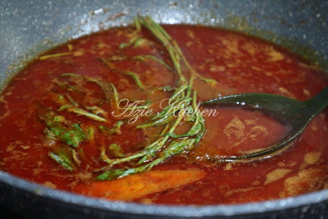 Asam Pedas Nyonya Aka Gerang Asam Chef Florence Tan - Azie Kitchen