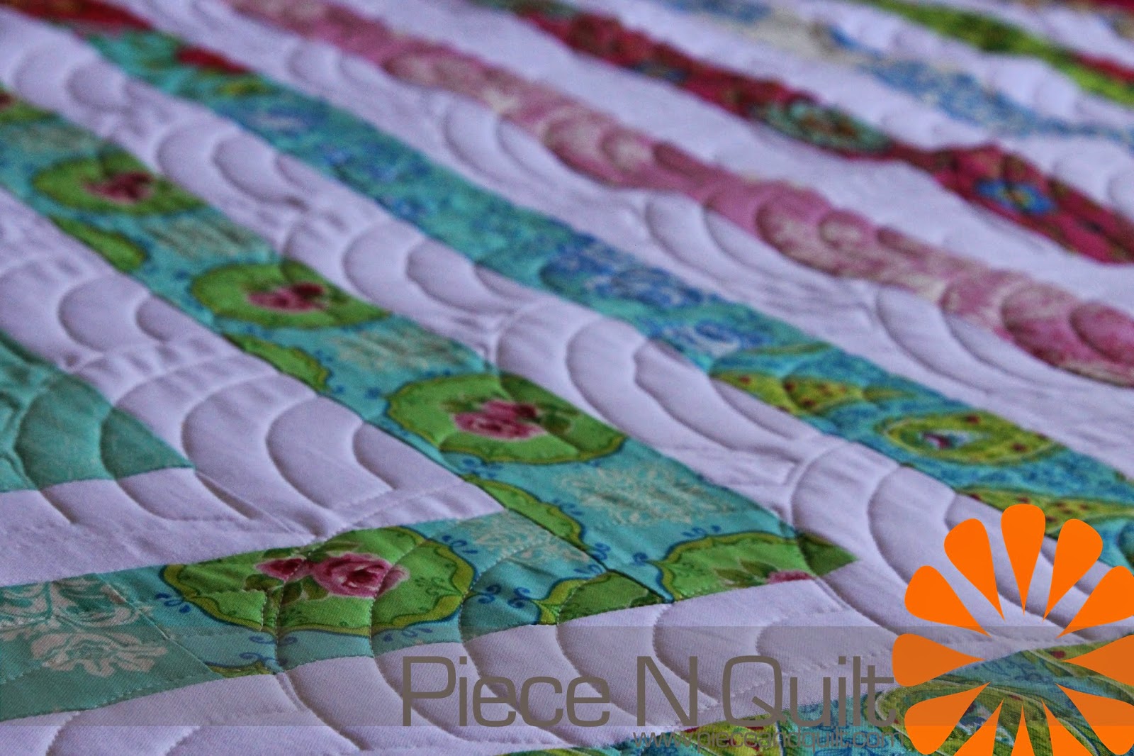 Piece N Quilt: Edge to Edge Machine Quilting - Baptist Fan