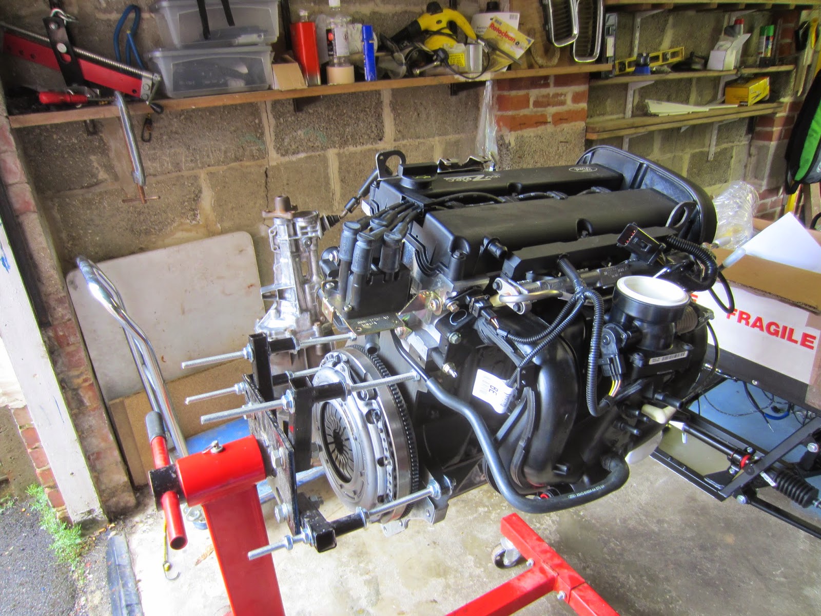 Keiths Westfield Kit Car: Engine Build Up Starts