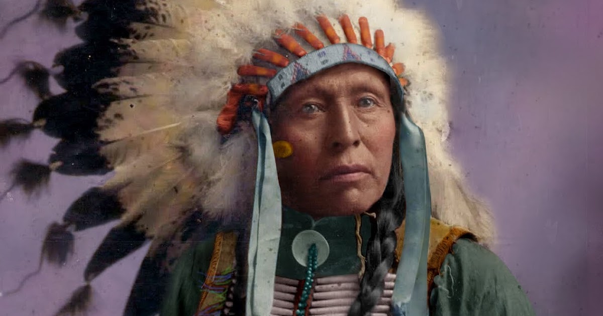 Colors for a Bygone Era: Colorized Native American Indian (circa 1900s)