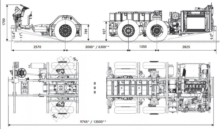 Head to Head Chasis Tronton Mercedes Benz OC500 RF 2542 vs SCANIA K410 ...