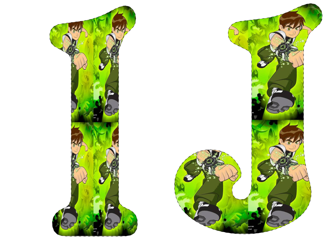 Alfabeto de Ben 10. - Oh my Alfabetos!