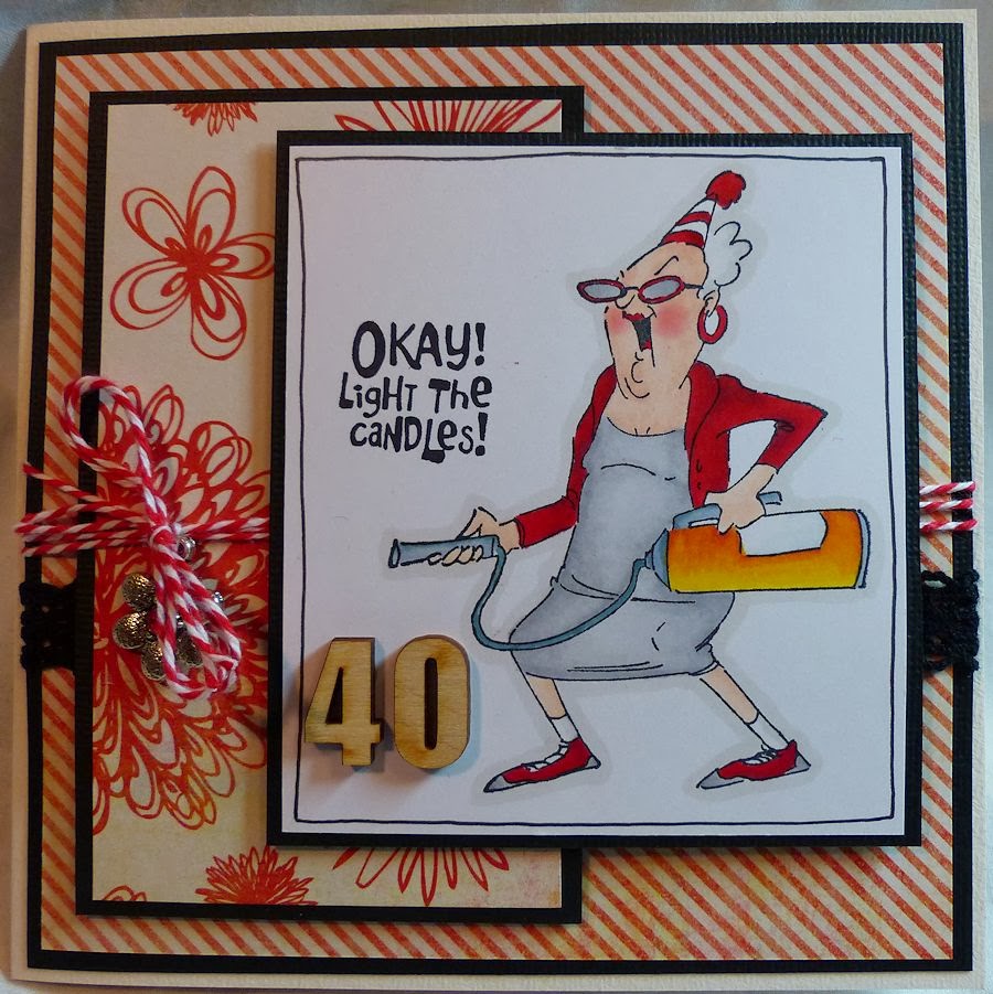 jehkotar: 40v synttärikortti huumorinaiselle!