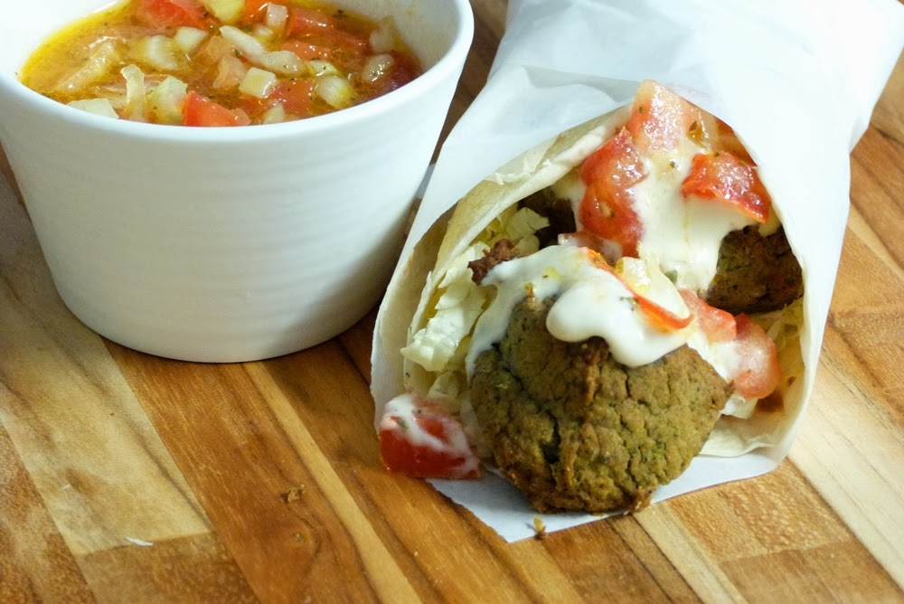 Lá em kasa: Receita: kebab de falafel