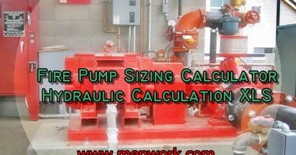 Fire Pump Sizing Calculator - Hydraulic Calculation XLS