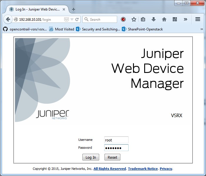 Creating Juniper VSRX 2.0 VM on Virtualbox