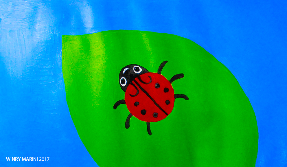 Art and Lore: How to Draw a Ladybug with Acrylic Paint Step by Step