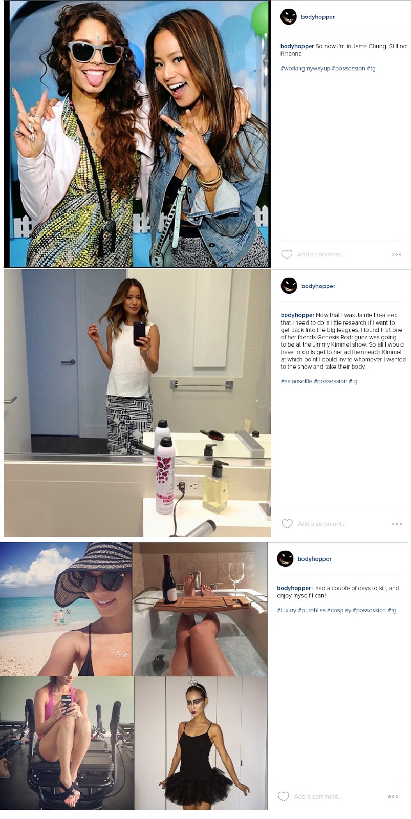 Magpie's TG captions: #bodyhopper part 2