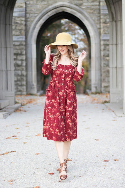 FALL FLORAL FASHION WITH APRIL CORNELL | A Classy Fashionista