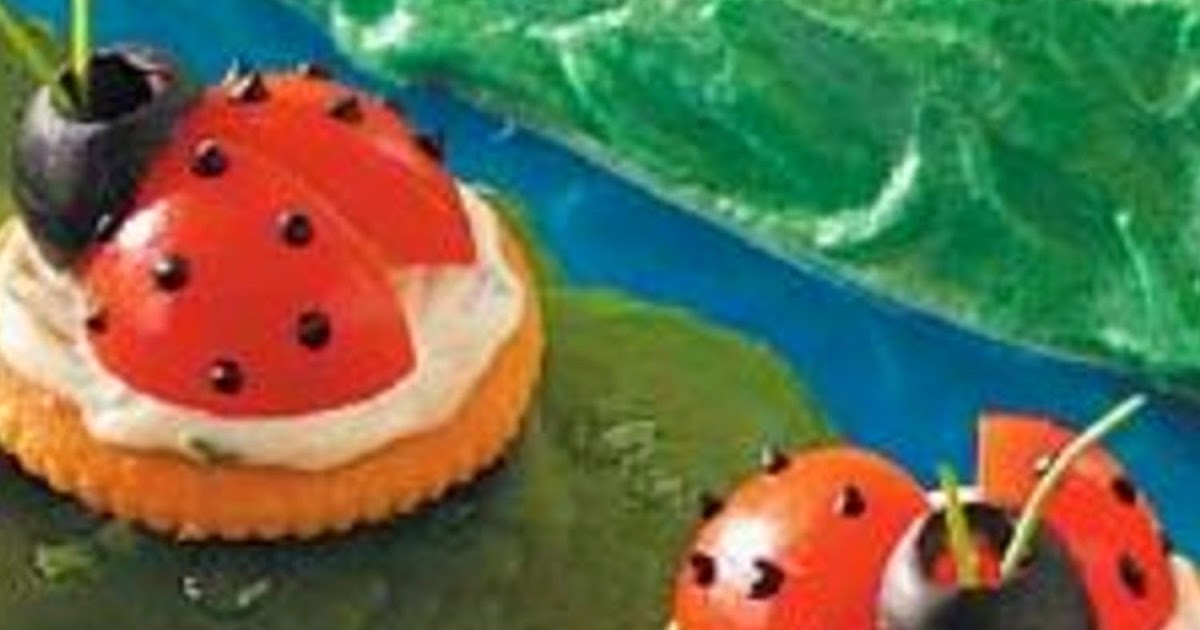 Ladybugs Cracker Appetizers