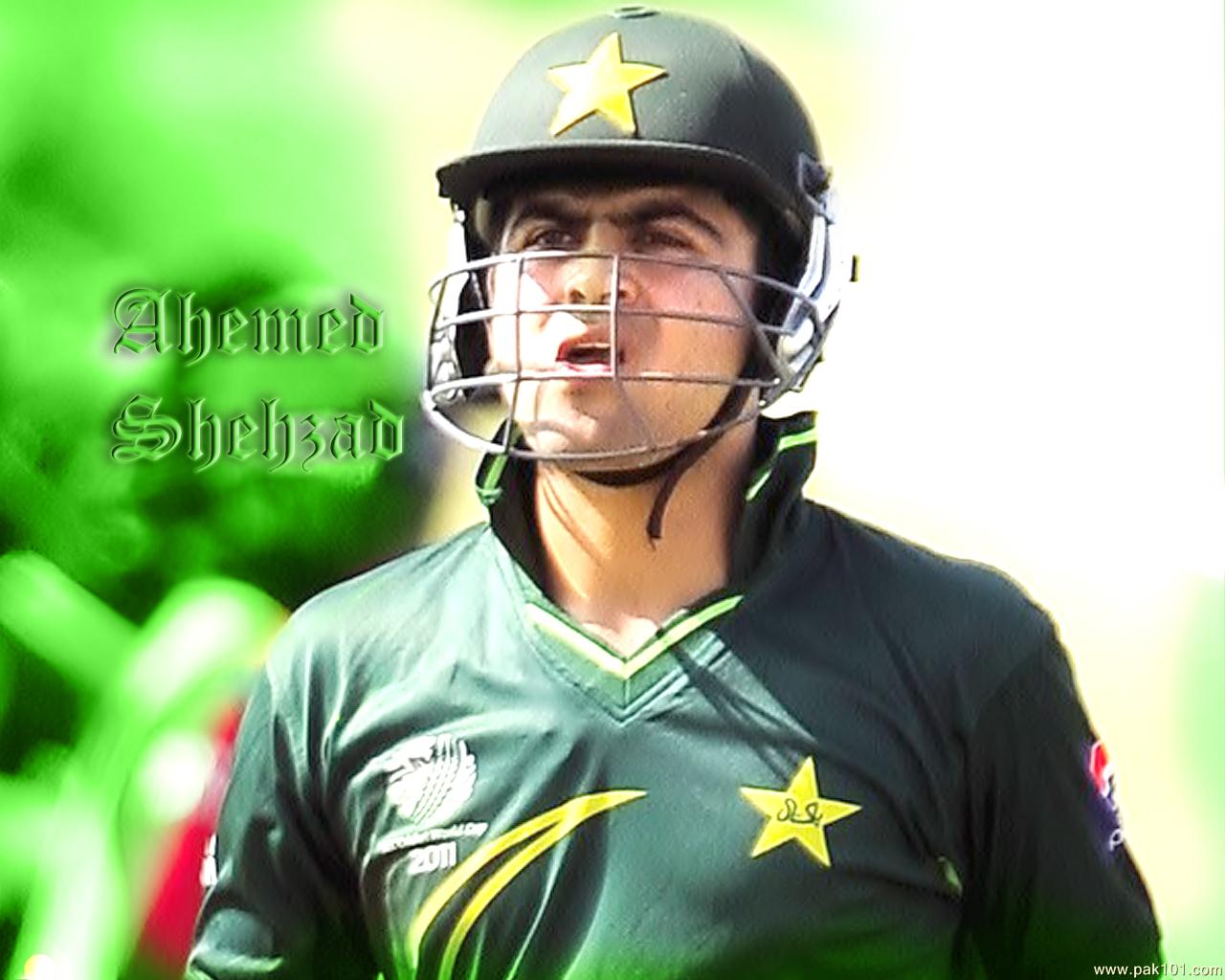 Pakistani Cricket Players Biography Pics : Ahmad Shahzad