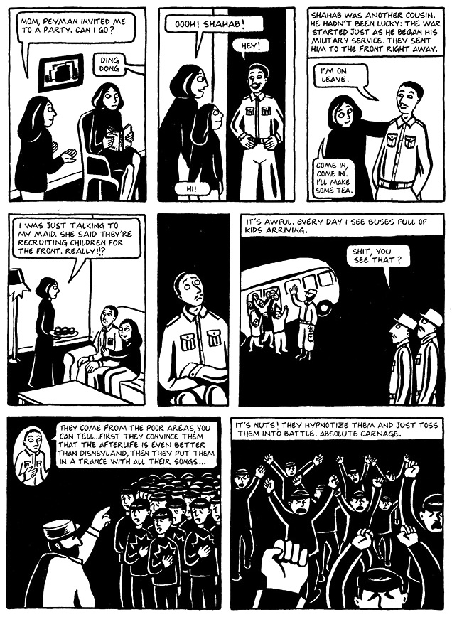 Read Persepolis 1, Section 13: The Key, Page 99