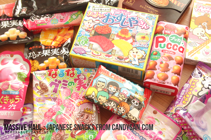 HAUL: Japanese Snacks from Candysan + Discount Code | Memorable Days ...