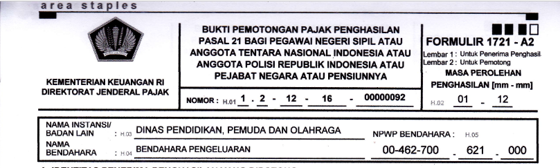 Cara Cepat Pengisian E_Filing Pajak 1721-A2 SPT 1770SS Dibawah 60 Juta ...