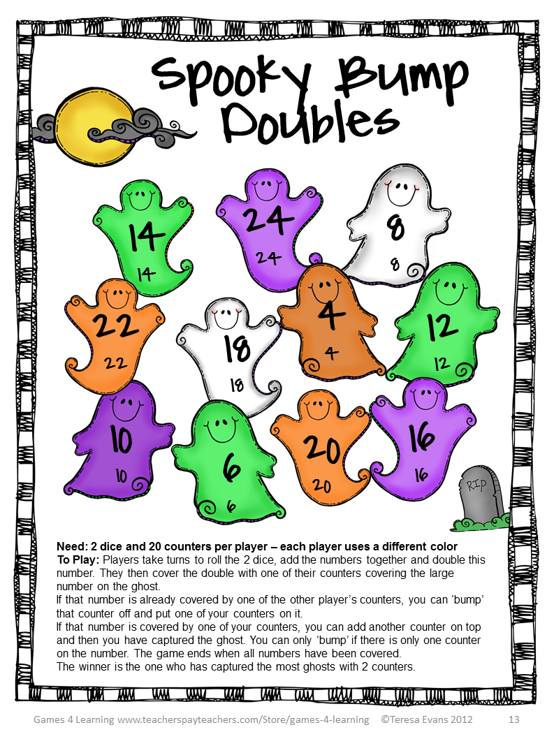 Fun Games 4 Learning: Halloween Math Fun!
