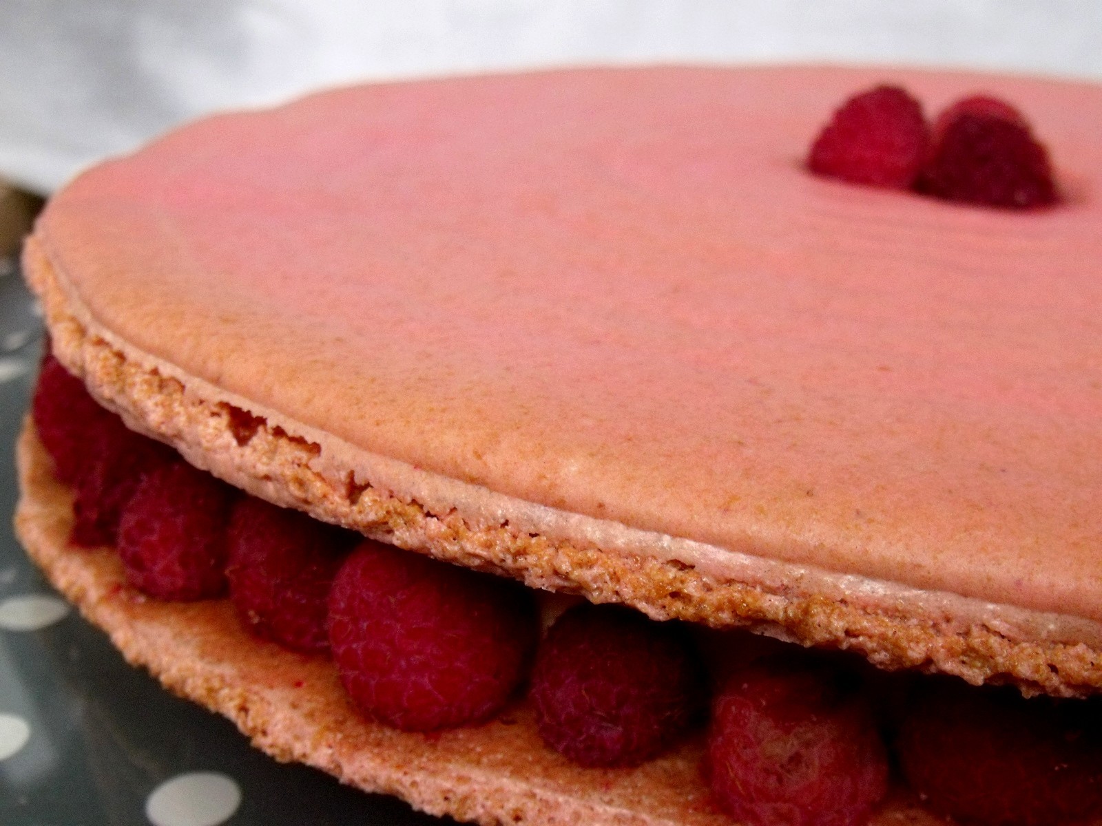 Expériences Gourmandes: Macaron géant à la framboise