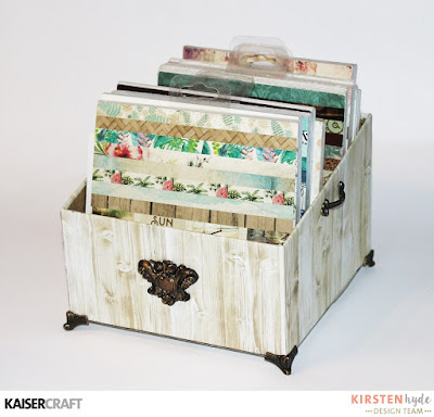 My Craft and Garden Tales: Paper pad storage, with tutorial