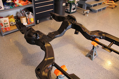 The making of Steve's 1966 Chevelle SS: Frame is painted!