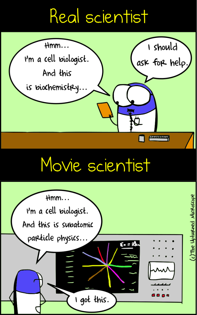 Real Scientist vs. Movie Scientist ~ Science Storiented