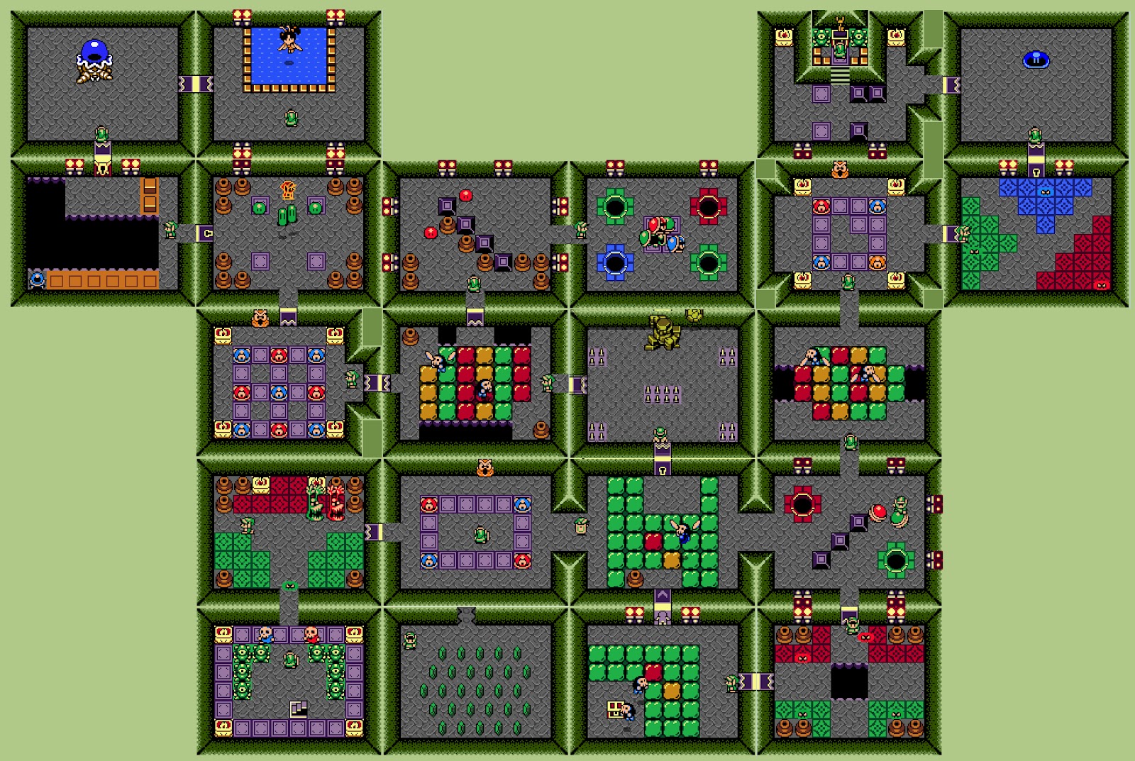 Hyrule Map: Link's Awakening - Mapas