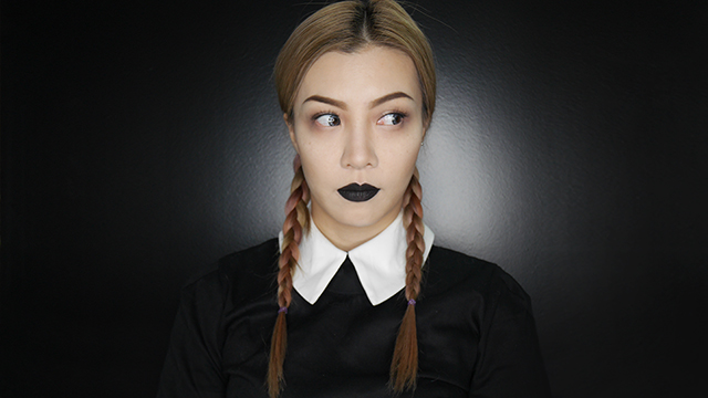 Hiddie T Makeup : Wednesday Addams Easy Halloween Makeup