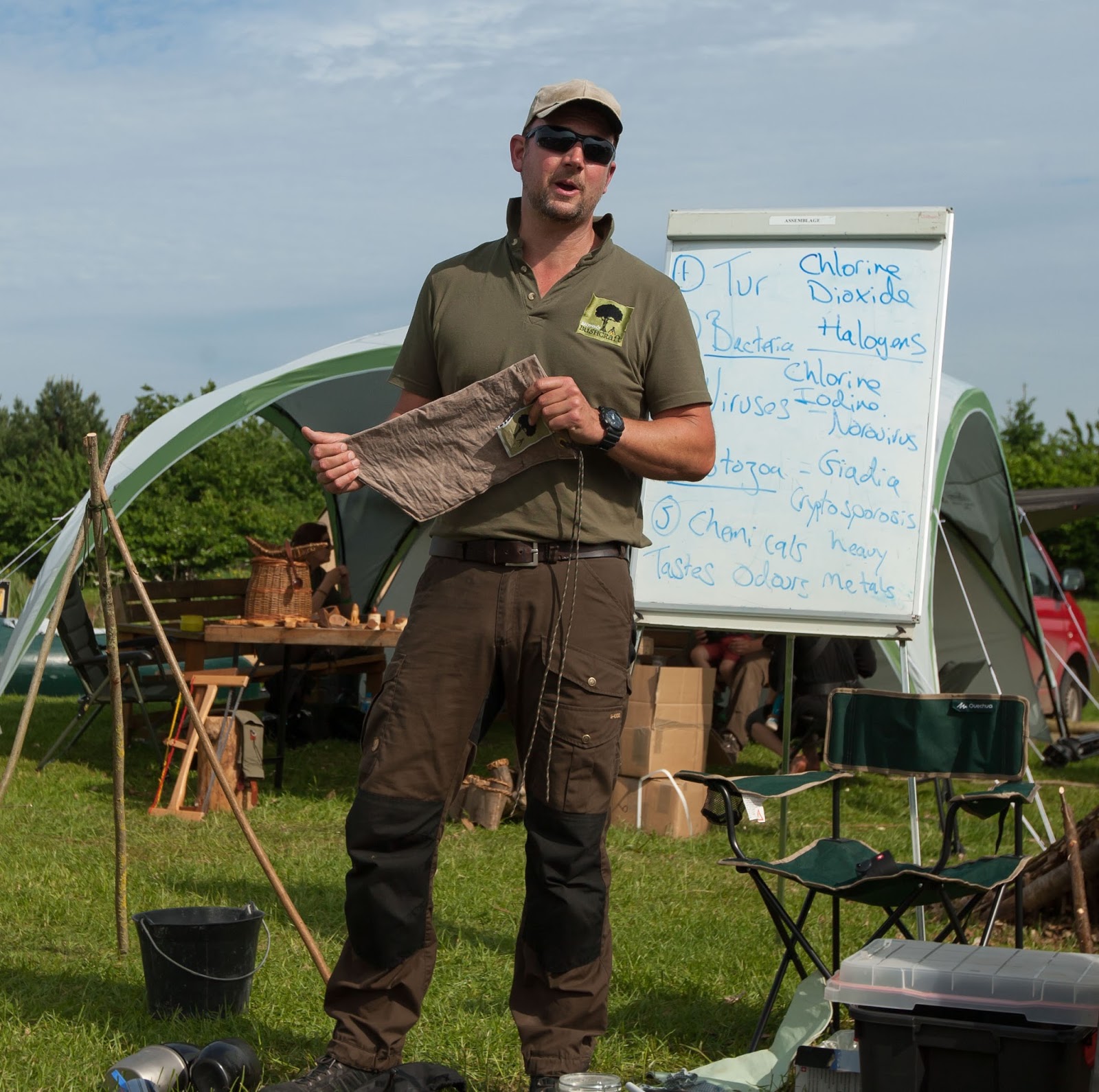 Bushcraftfestivalen: Rupert Brown kommer att föreläsa om vattenrening ...