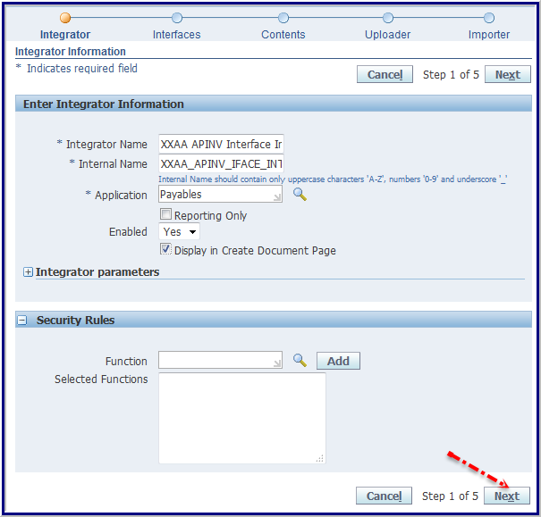 Oracle Applications: Oracle Custom WEB ADI Setups and Process for AP Invoice Interface