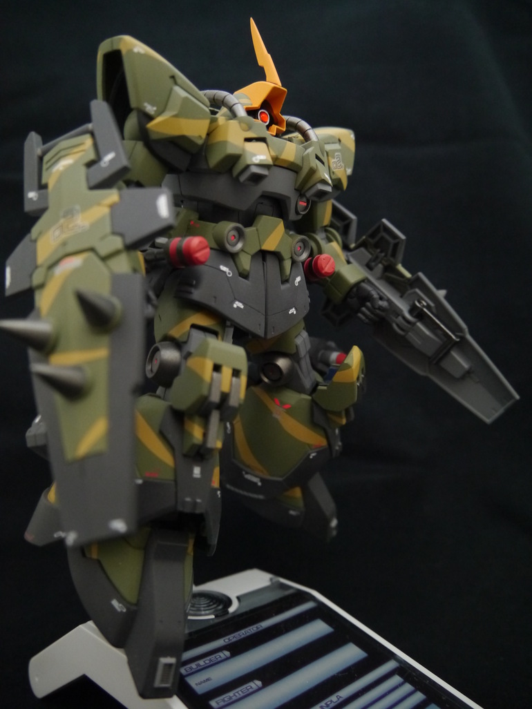GUNDAM GUY: HGBF 1/144 Dom R35 Jungle Custom - Customized Build