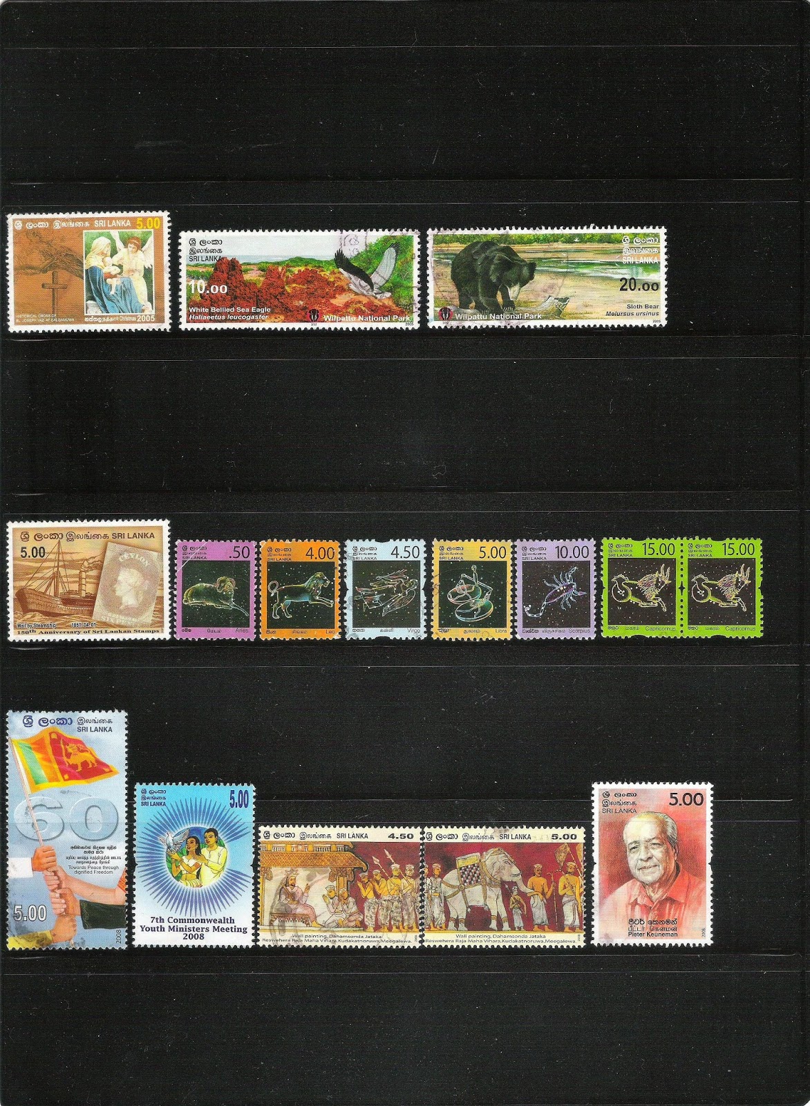 My Postage Stamps Collection: Sri Lanka