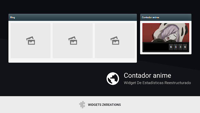Widget contador de visitas anime para Blogger | MundoSaiyan | Noticias ...