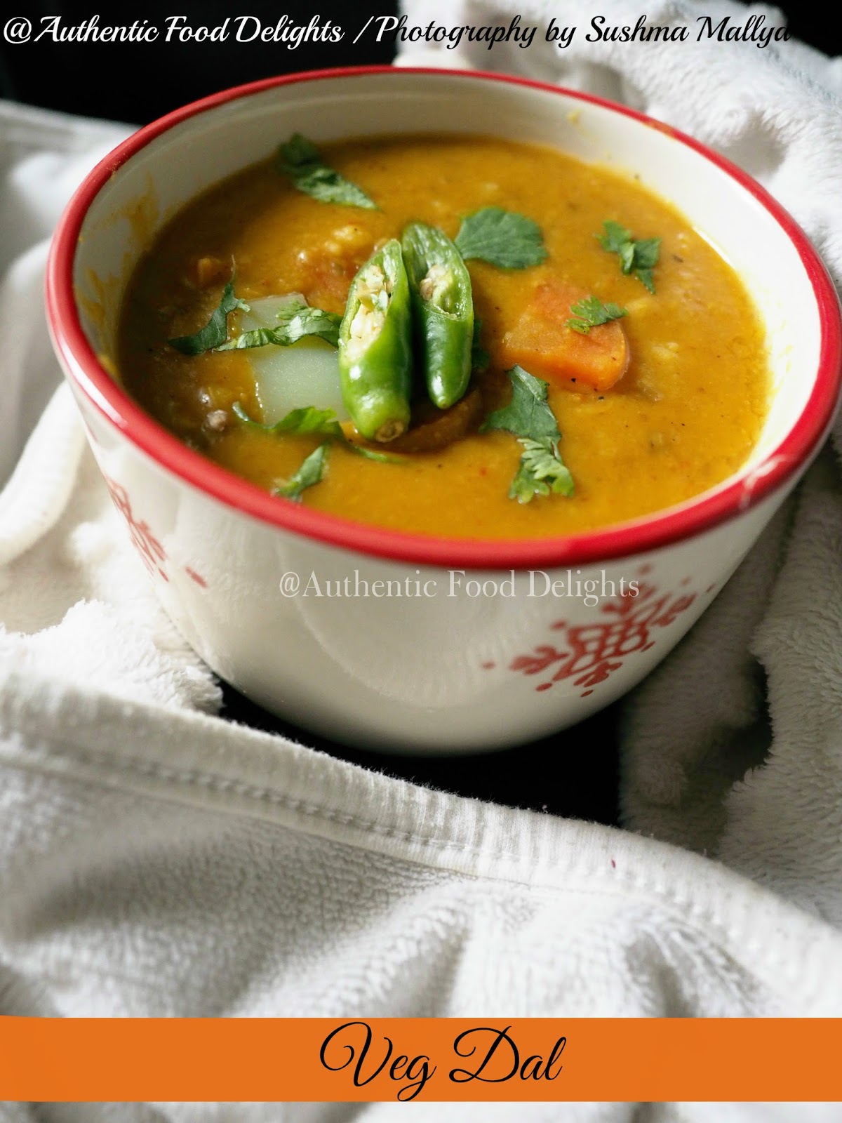 Authentic Food Delights: Veg dal