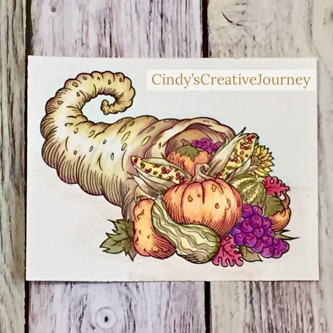 Cindy's Creative Journey: Thanksgiving Card using FSJ Bountiful Thanks