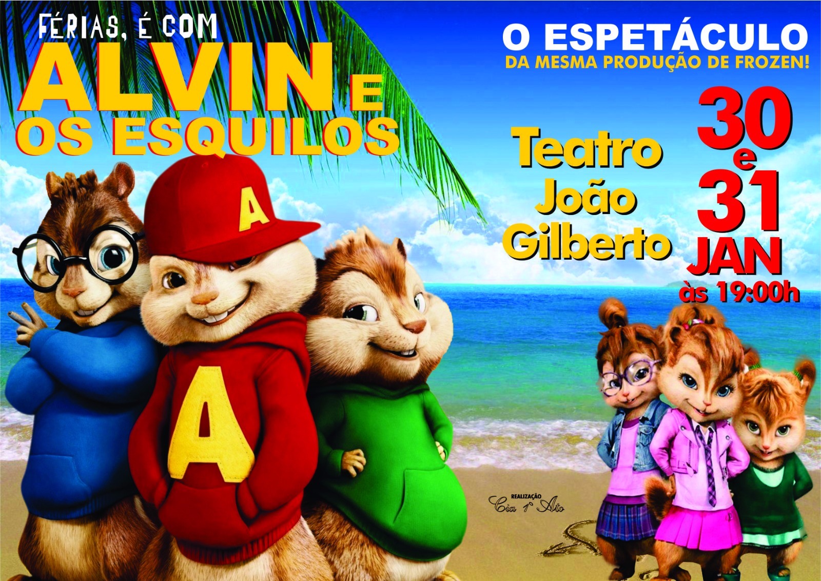 Centro de Cultura João Gilberto: Férias, é com Alvin e os Esquilos!