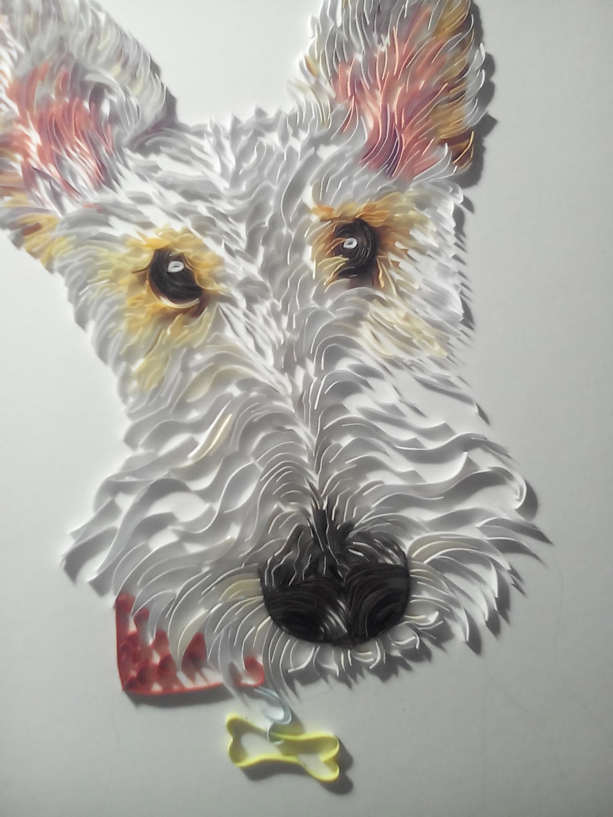 Paper and pencils: Paper Art animal portraits