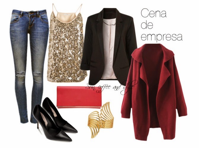 Looks para cenas y comidas de empresa de Navidad - Sun, Coffee and Style