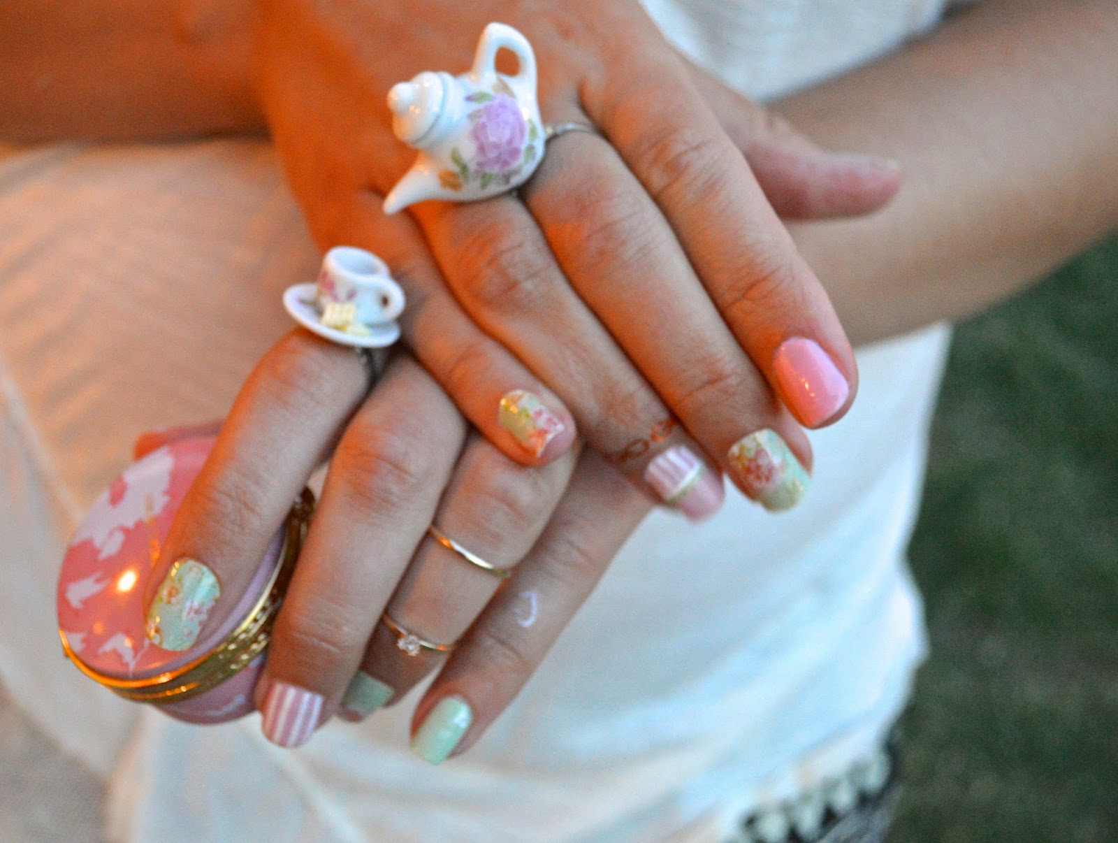 Patti Cake: Tea Cup Saucer Nails