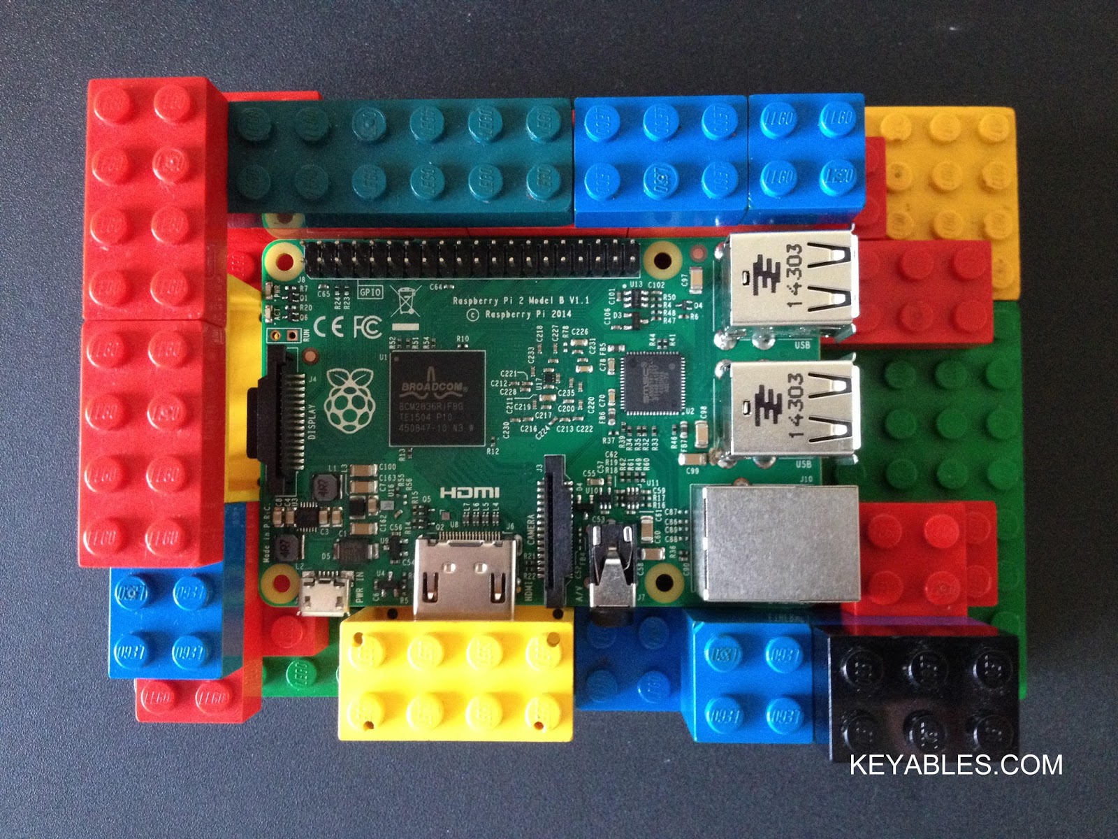 LEGO Raspberry Pi 2 Model B Case | Keyables