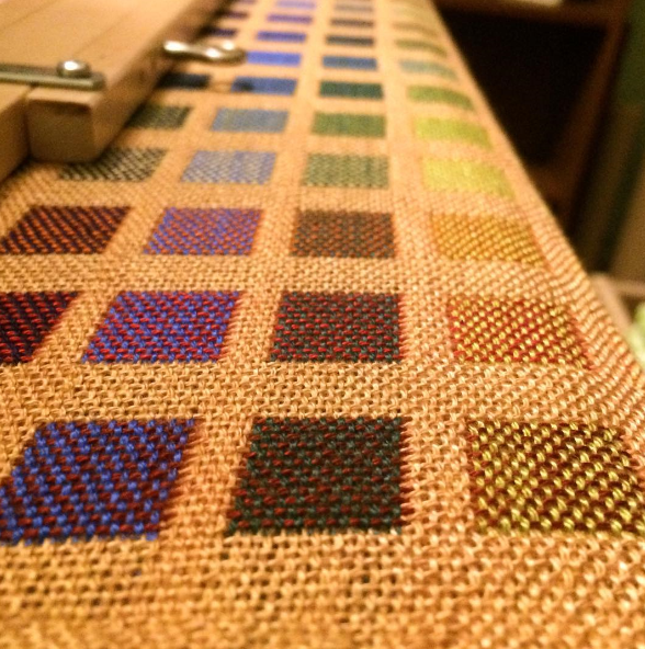 Magniloquent's Warped World: Project: Doubleweave Windpwpane Shawl