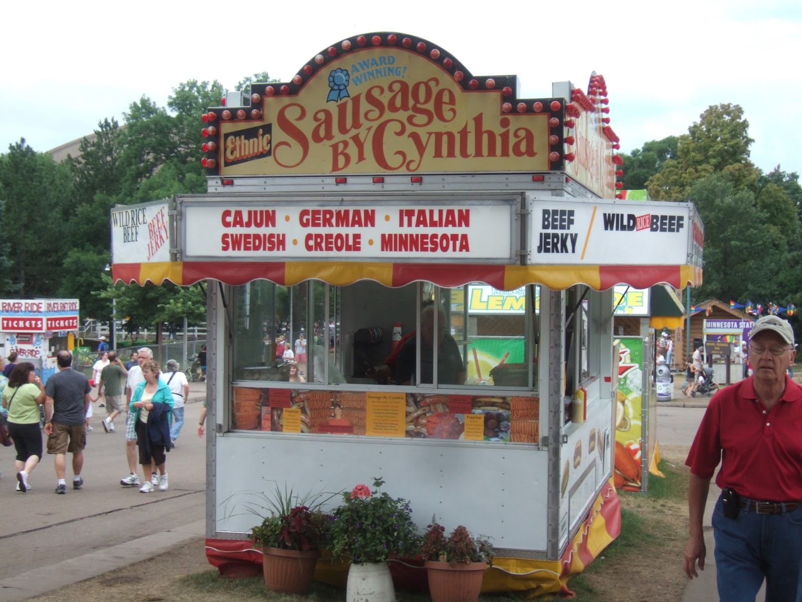 Minnesota State Flair: Sausages by Cynthia at the Minnesota State Fair